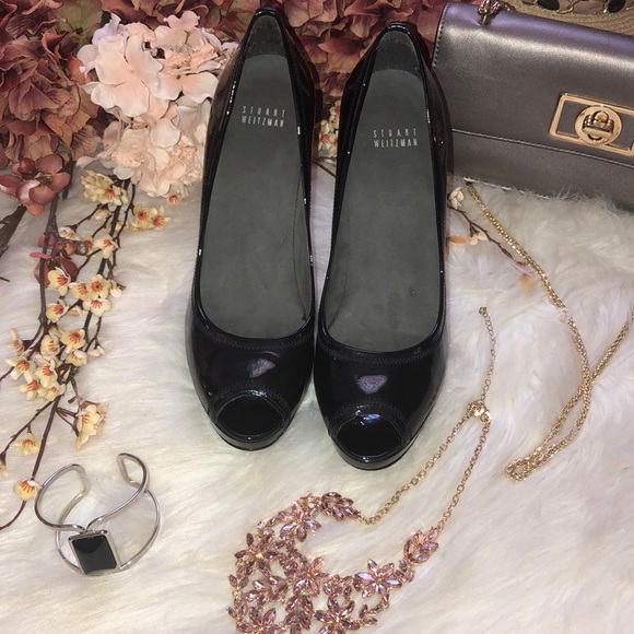 Stuart Weitzman | Shoes | Stuart Weitzman Peep Toe Platforms Pumps ...